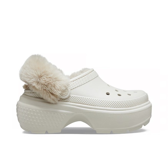 CROCS | Shoes | Crocs Stomp Faux Furlined Clog | Poshmark